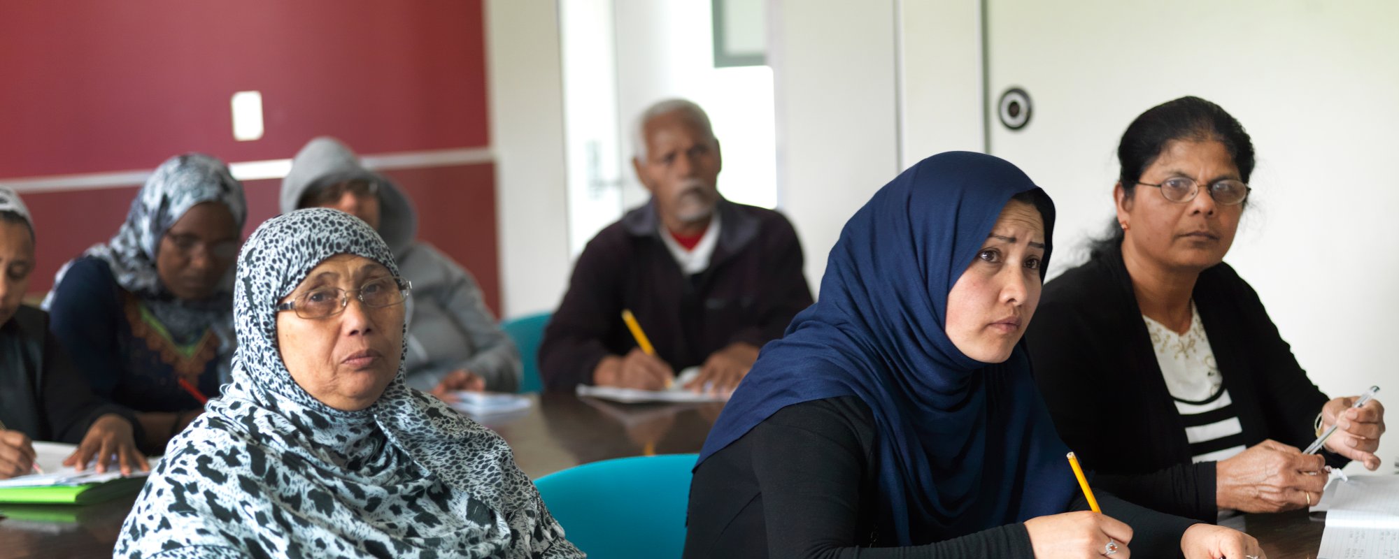 Helping migrants overcome the language barrier.